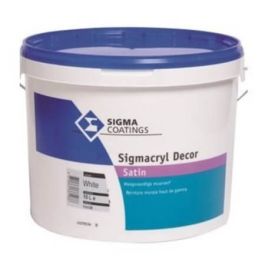 Sigma Sigmacryl Decor Satin blanc | Mur