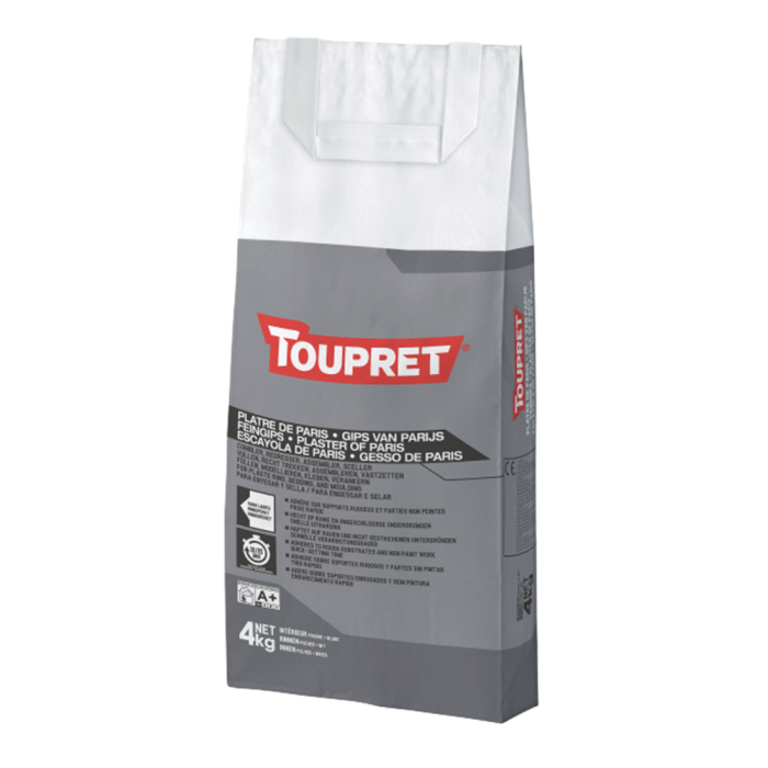Toupret Plâtre De Paris Poudre 4Kg | Intérieur